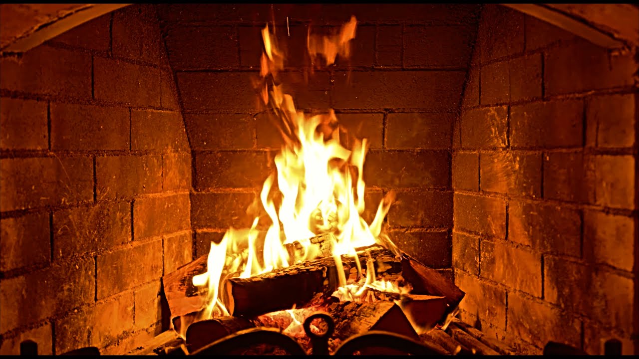 Relax by the Ambient Fireplace🔥 Study/Meditate/Sleep - YouTube