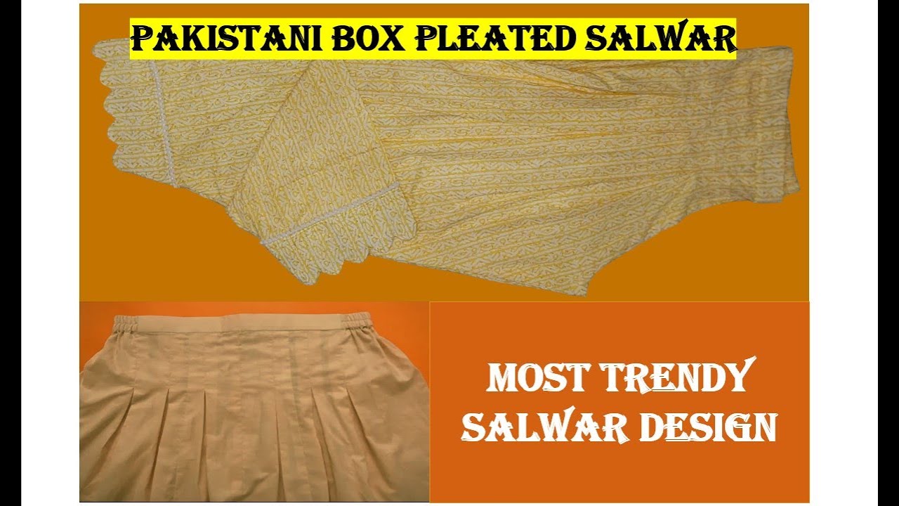 Trendy Pakistani box plate Salwar | Cutting and Stitching | Step By ...