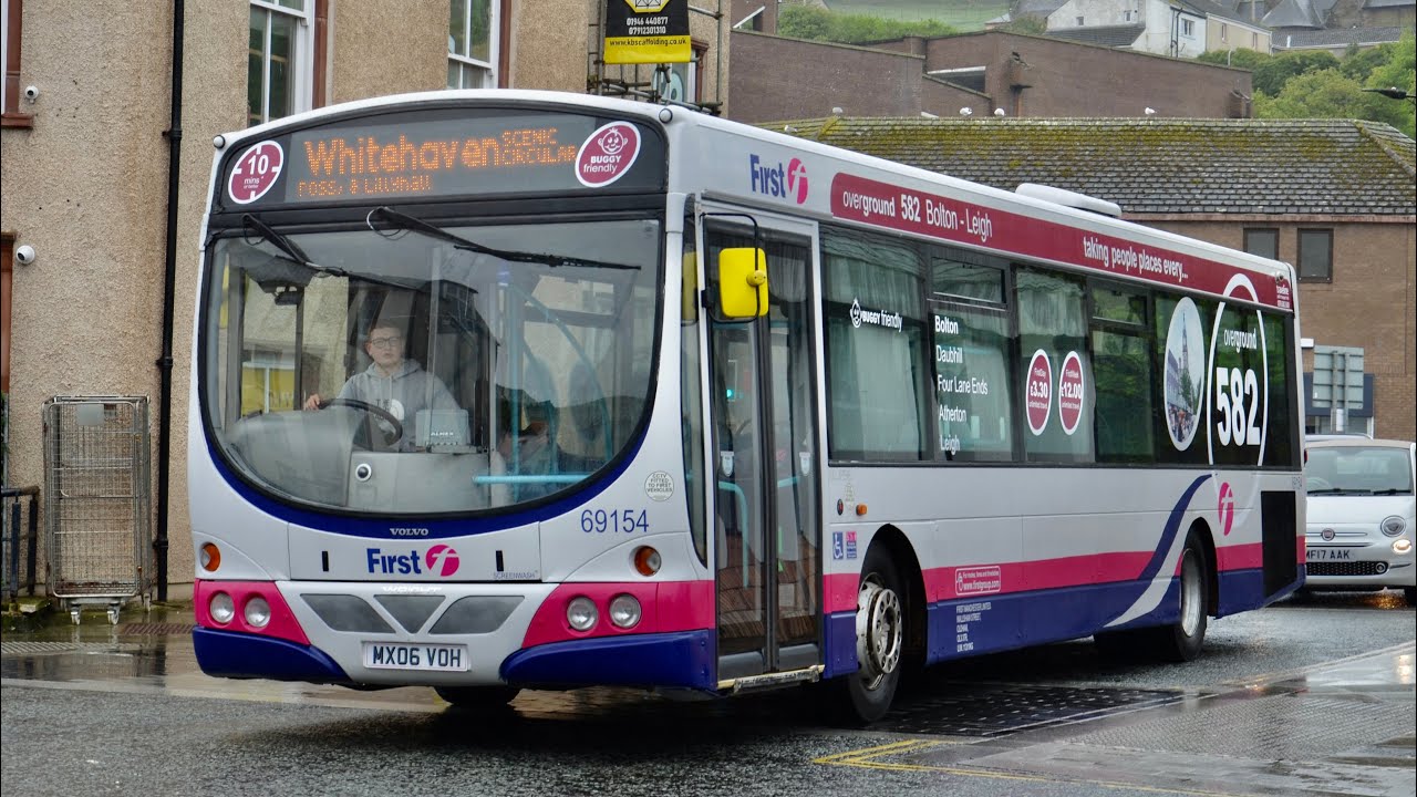 Preserved Ex First Manchester 69154 (MX06 VOH) Volvo B7RLE/Wright ...