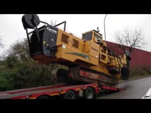 Trancheuse Vermeer T858 - YouTube