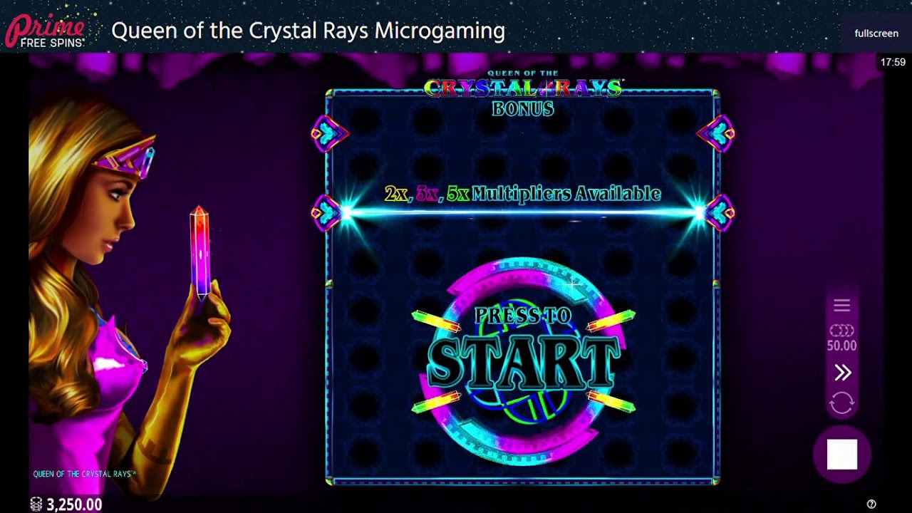 Queen of the Crystal Rays Microgaming Online Slot review - YouTube