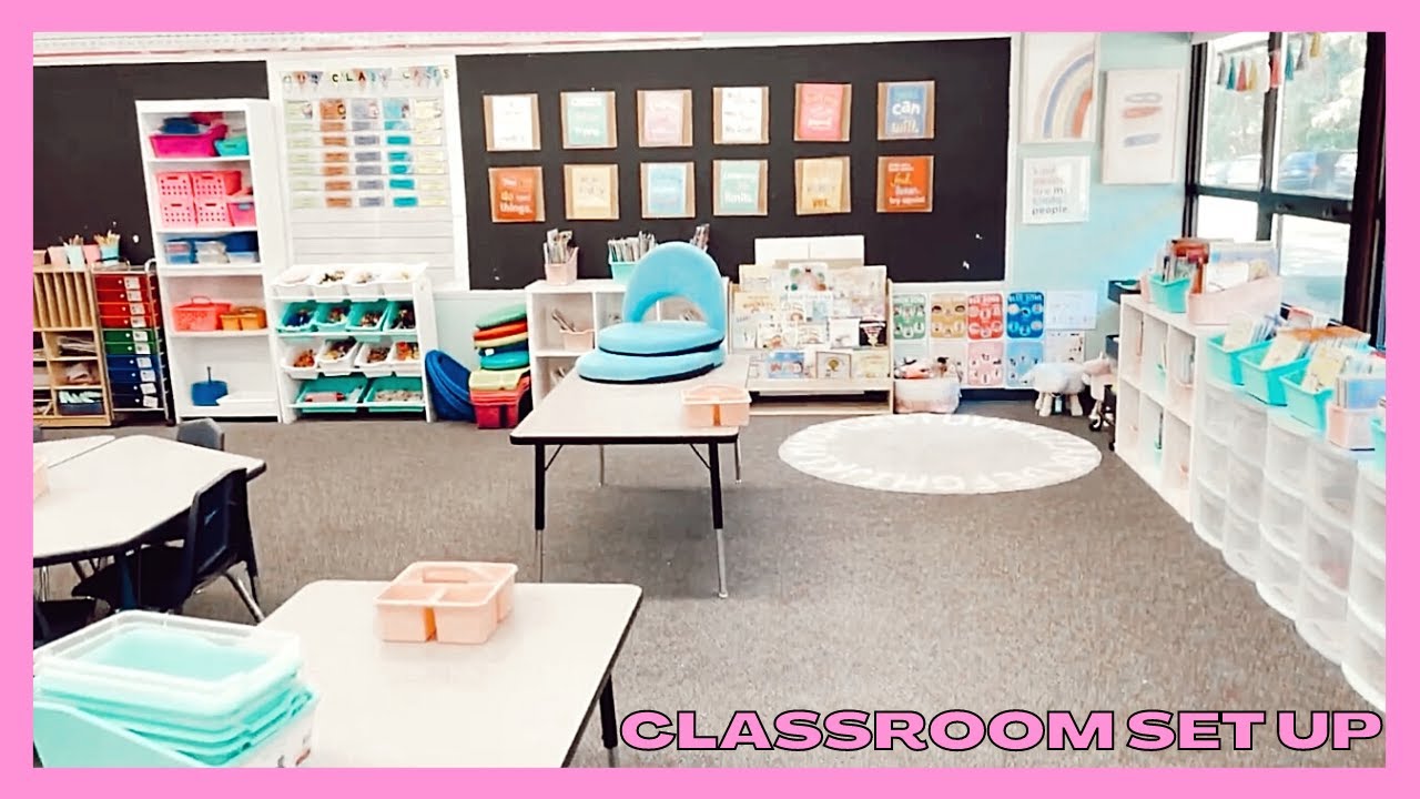 Classroom Set Up: Creating more space in my room🤍 - YouTube