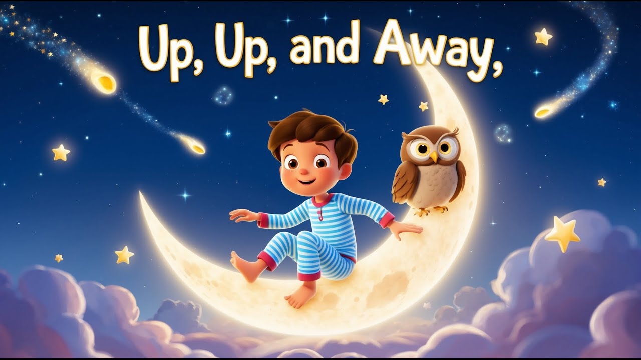 A Boy's Trip to The Moon! A Calm and Cozy Story For Kids - YouTube