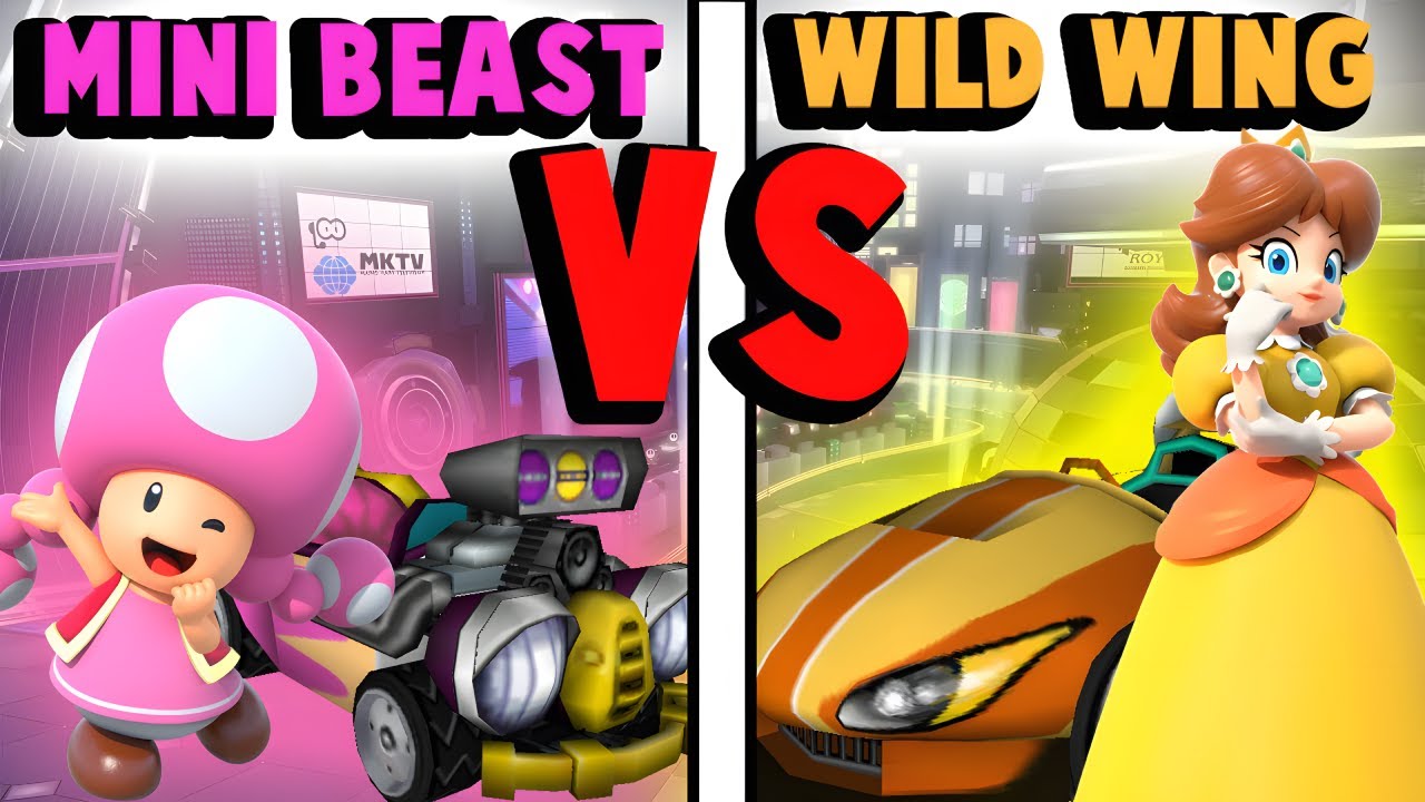 Mario Kart Wii Vehicle Clan War: Mini Beast vs Wild Wing - YouTube