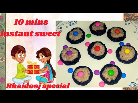 Bhaidooj special instant mithai recipe | Bina gas jalaye banaye mithai ...