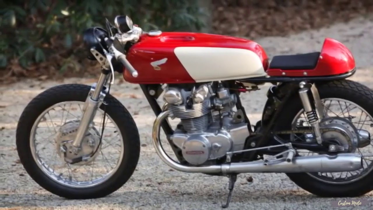 Custom Honda CB450 Bob Hansen Cafe Racer | Custom Moto - YouTube