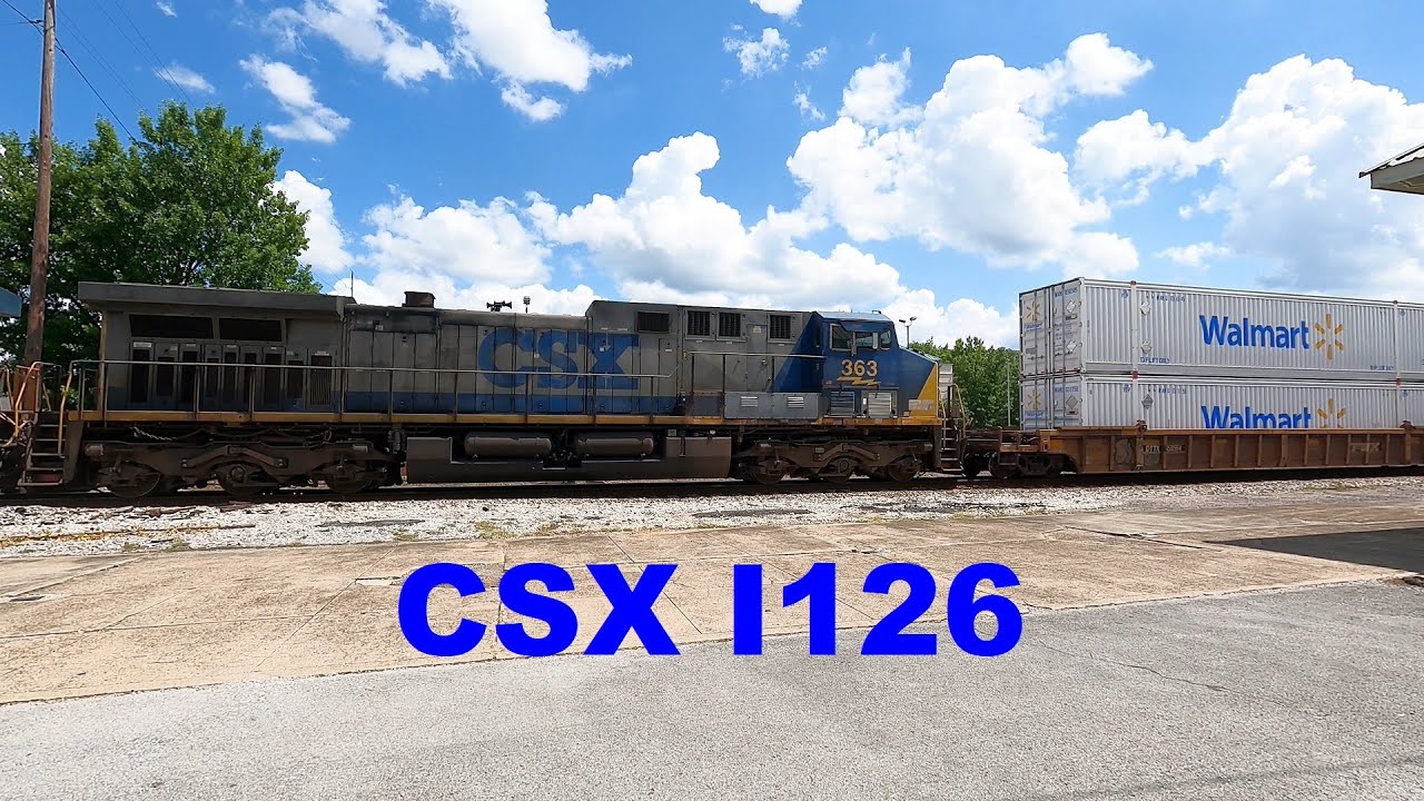 CSX I126 with 3094 & 363 - YouTube