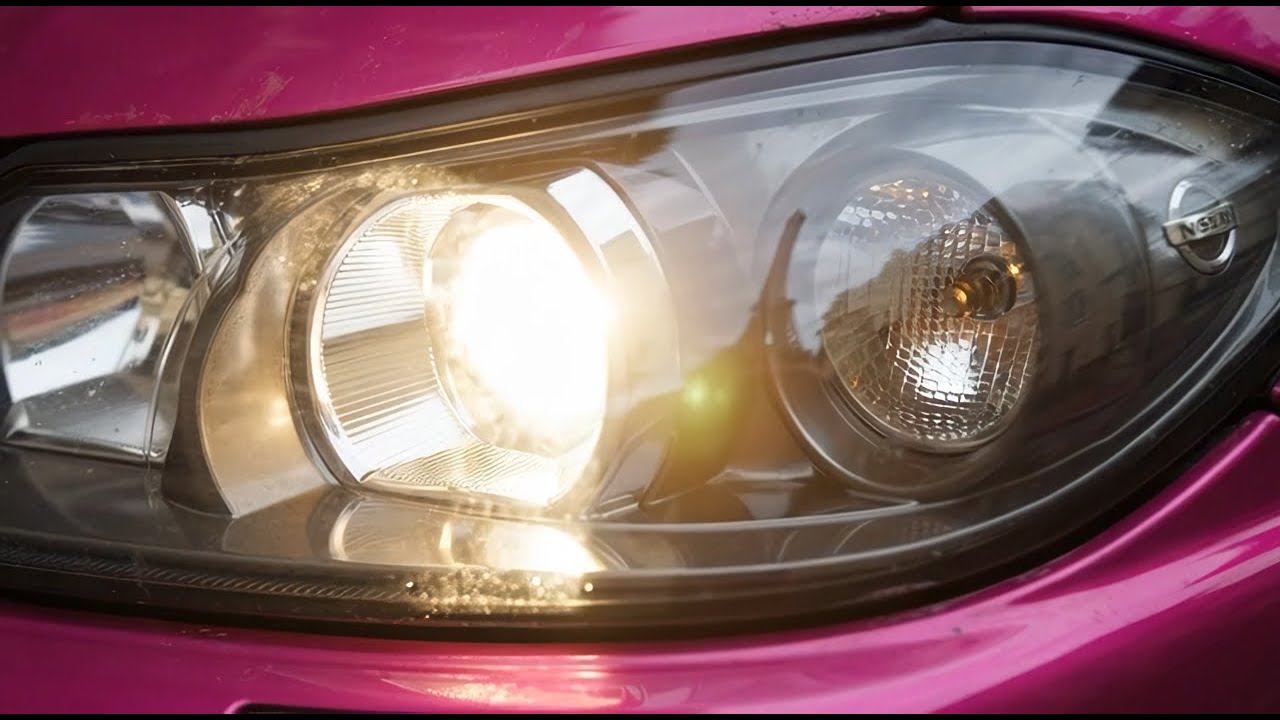 Tuned Nissan Silvia S15, magenta pink Paris - YouTube