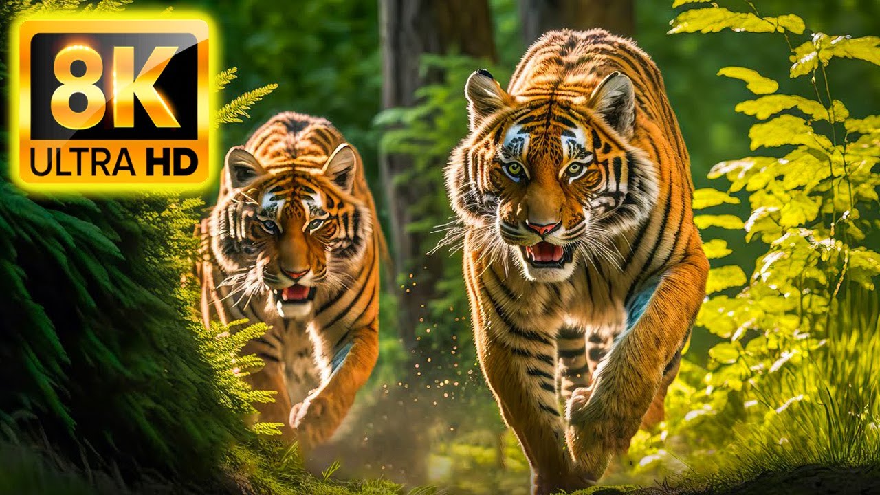 BEAUTIFUL ANIMAL 8K HDR 60FPS Dolby Vision - With Nature Sounds ...