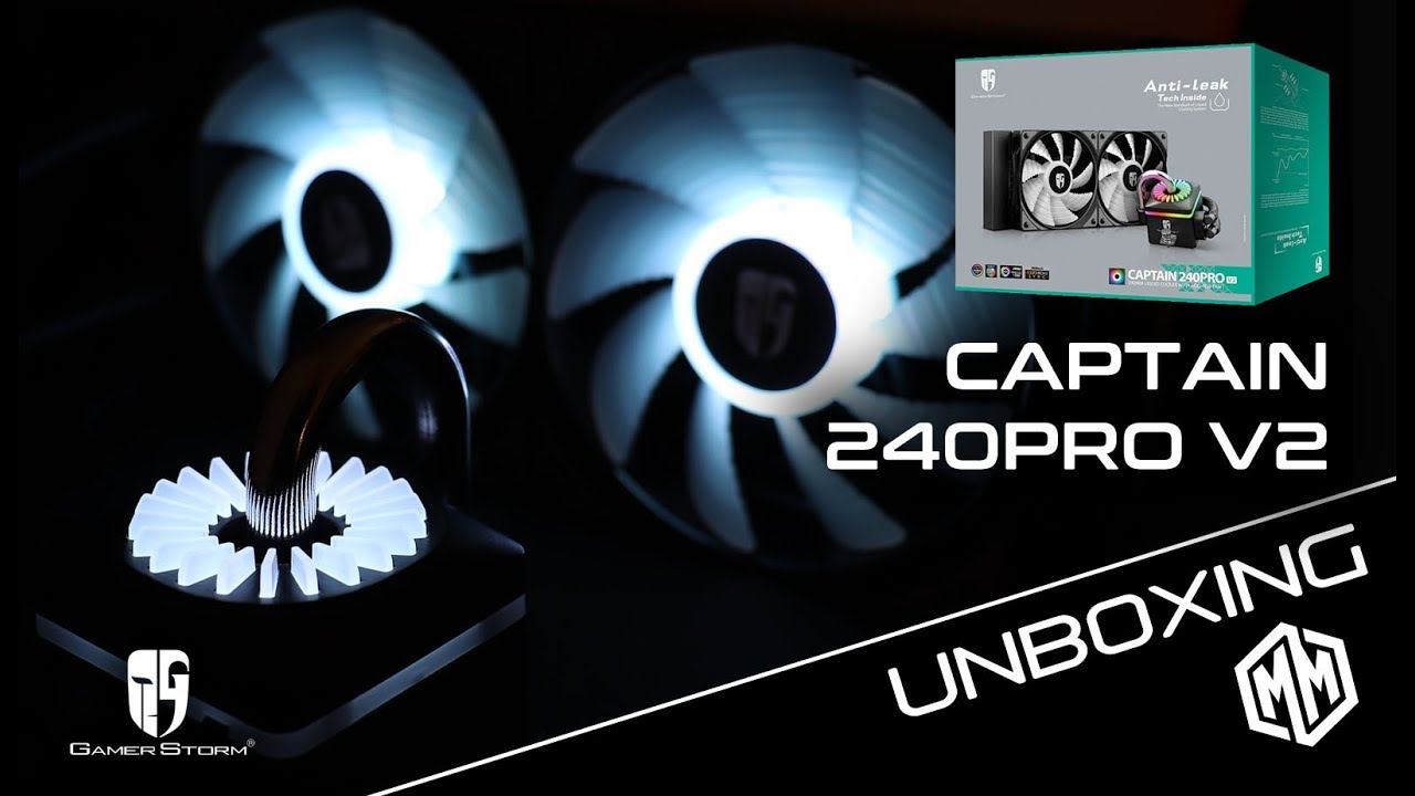 deepcool captain 240 PRO V2 - YouTube