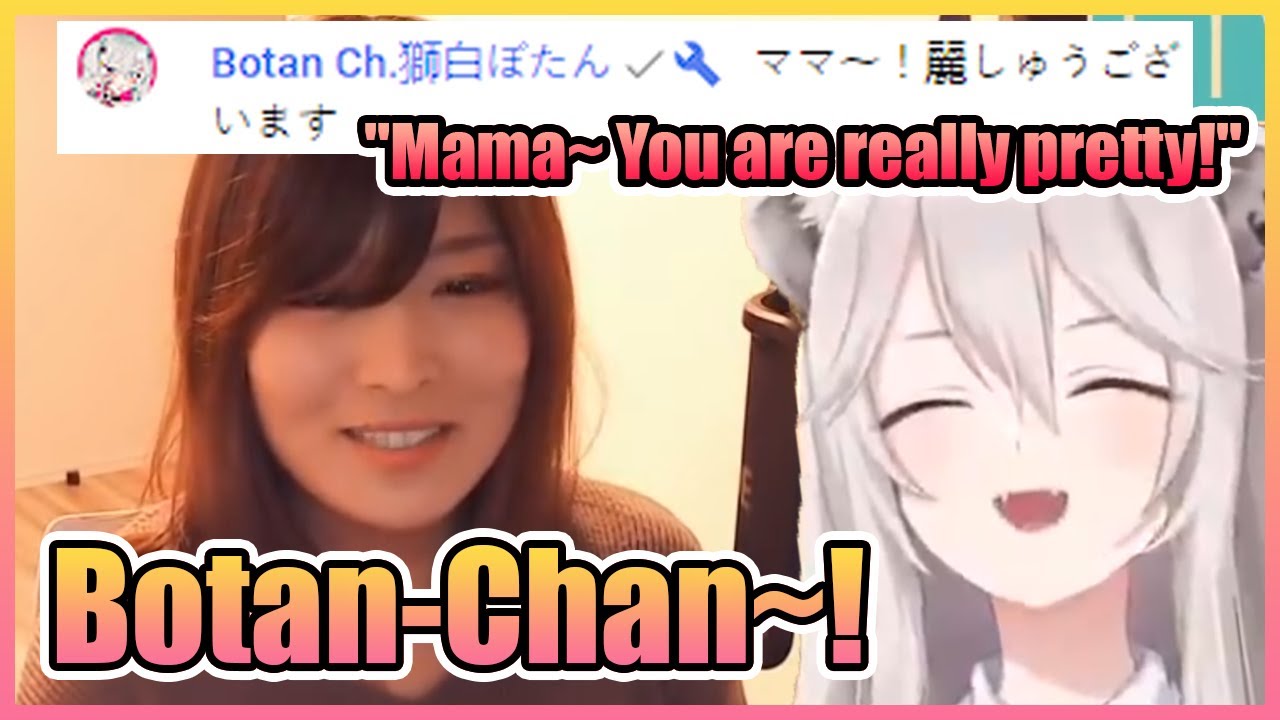 Botan Showing Up to Her Mama’s Face Reveal Stream to Show Support ...