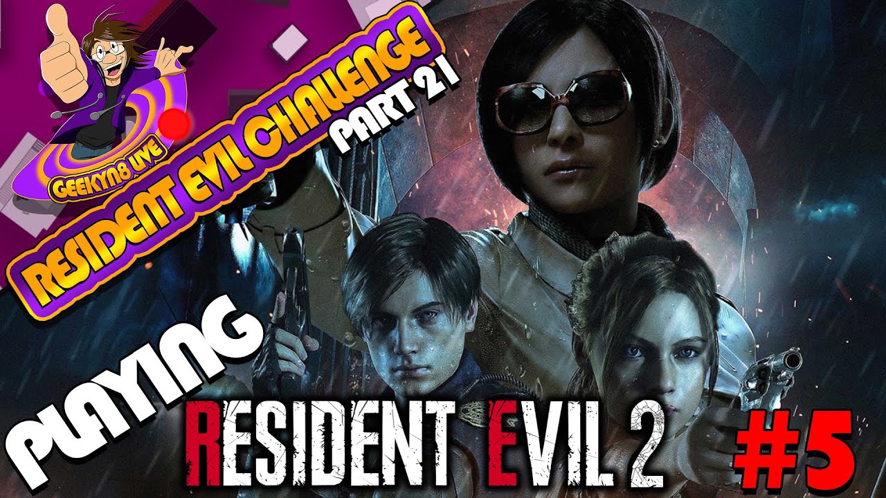 #halloween Geekyn8 Live | Ep 40 | Resident Evil Challenge -part 21 ...
