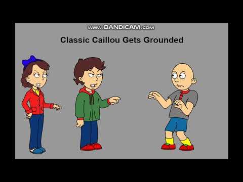Classic Caillou Gets Grounded Intro - YouTube