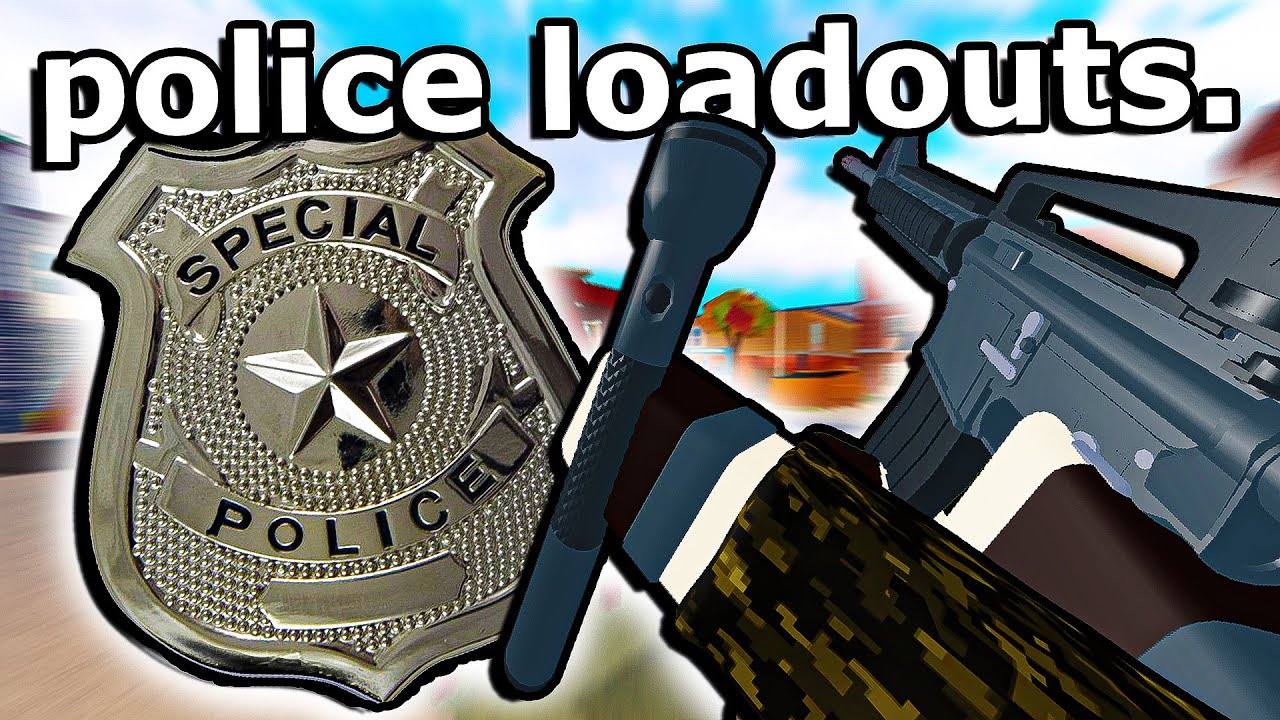 Using REAL LIFE POLICE LOADOUTS in Phantom Forces.. - YouTube
