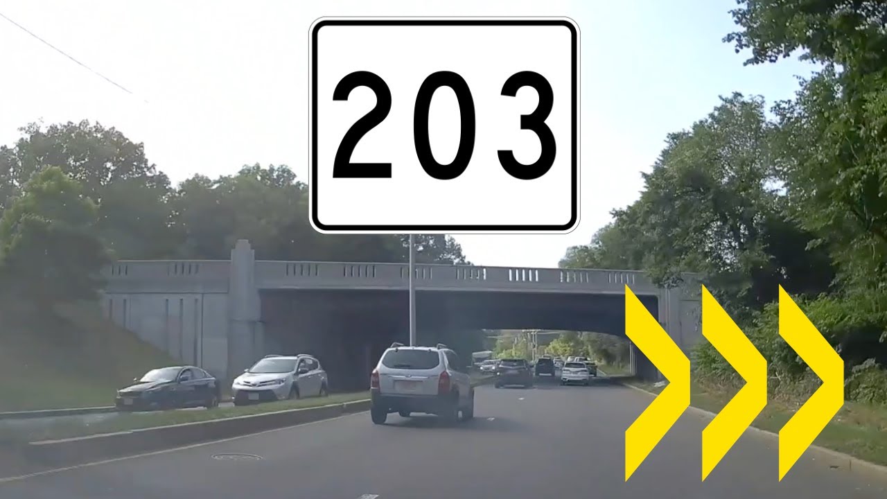 Massachusetts Route 203 West Timelapse - YouTube