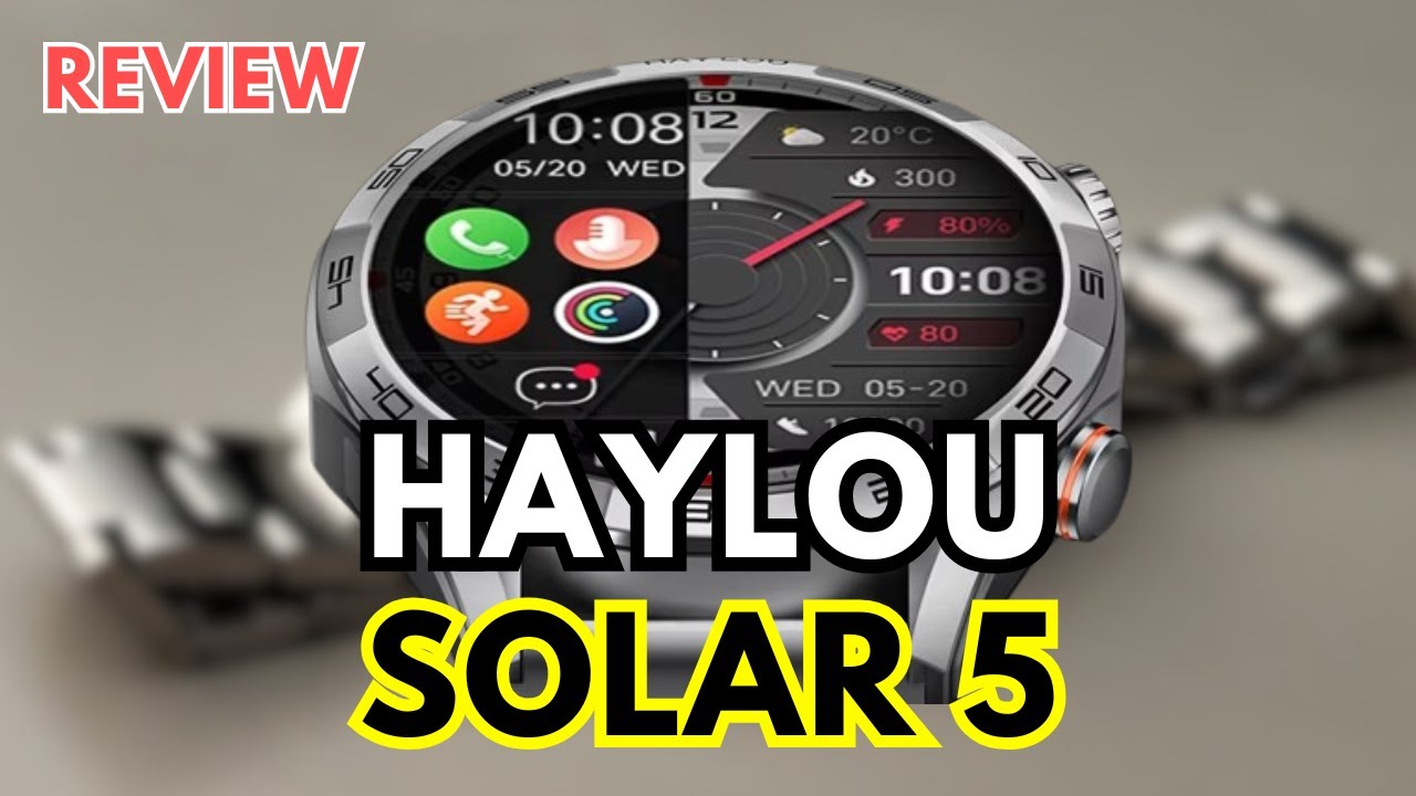 Haylou Solar 5 | REVIEW | ELGANTE en TODO y CALIDAD-PRECIO - YouTube