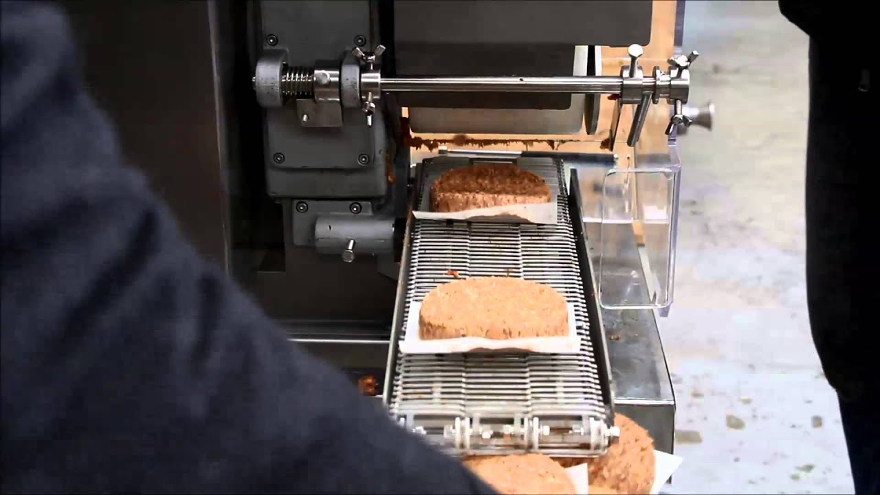 Pacific Automatic Hamburger Forming Machine - YouTube