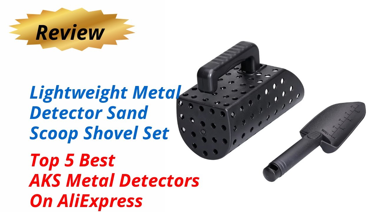 Review Lightweight Metal Detector Sand Scoop Shovel Set 2024 - YouTube