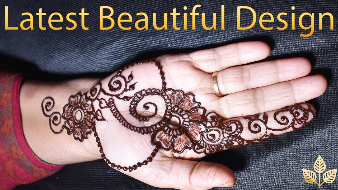 Beautiful And Simple Mehndi Design For Front Hand || Hina Styles ...