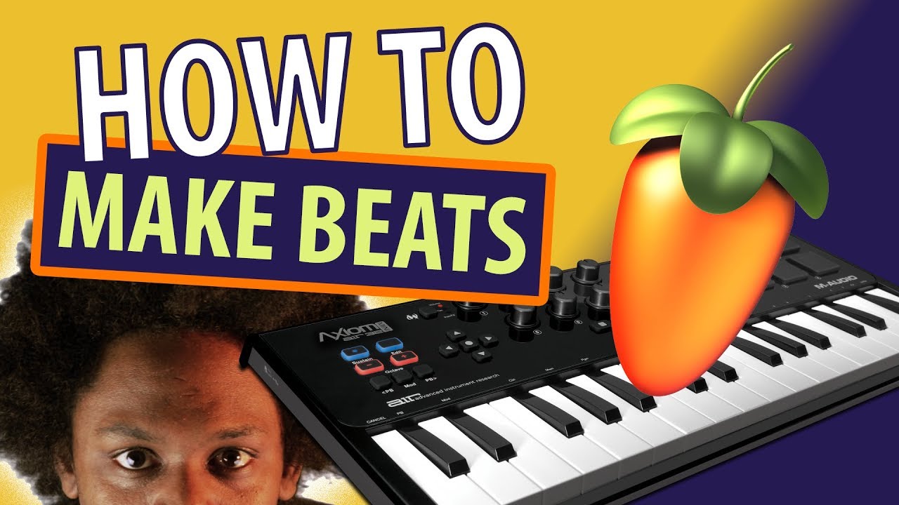 How To Make Hip Hop/Rap Beats With FL Studio and M-Audio Axiom Air 32 ...