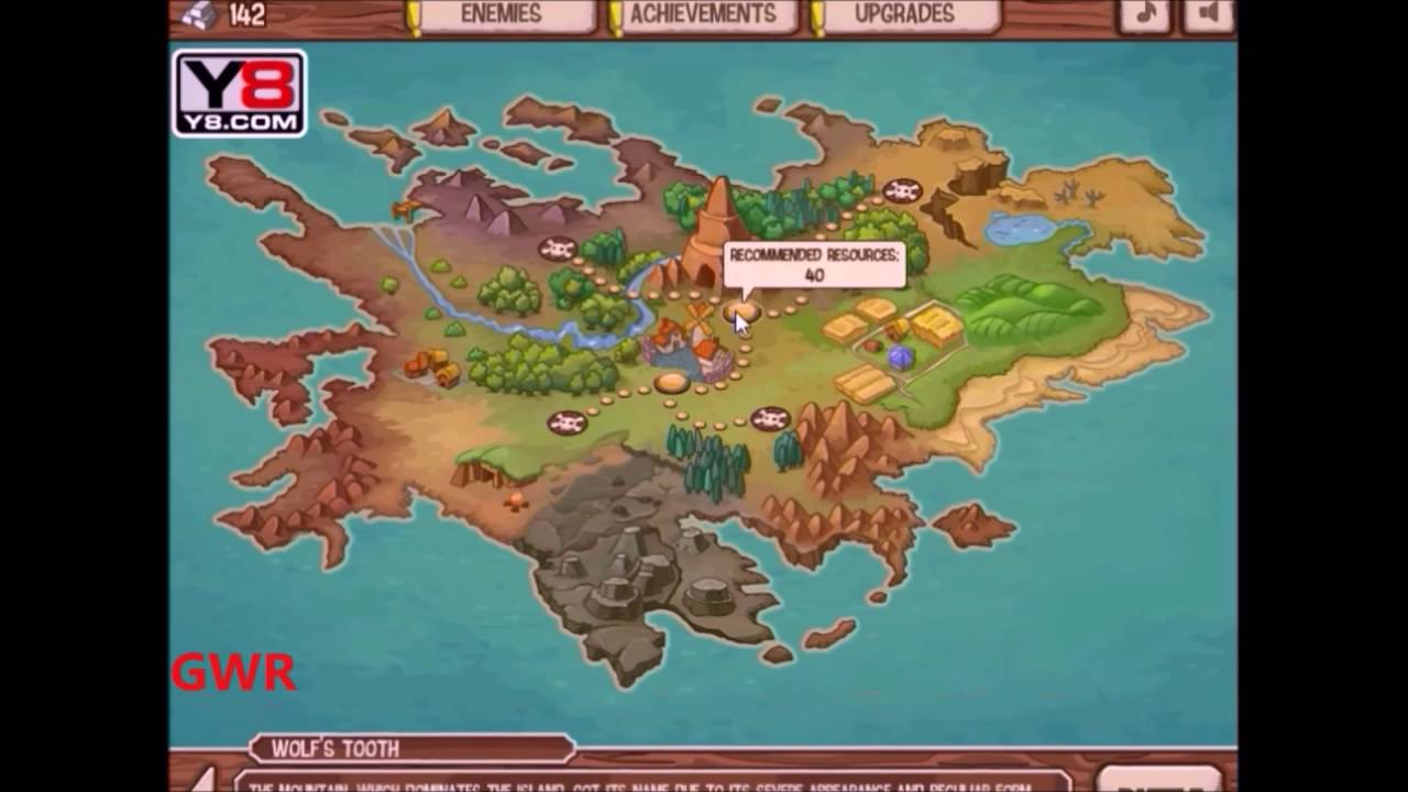 Island Defense Full Game Walkthrough Review - YouTube