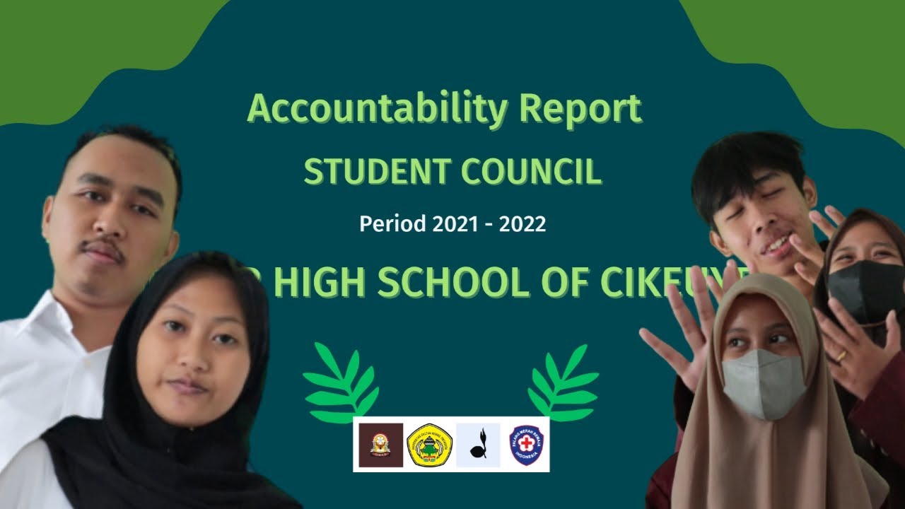 Adnan Abimanyu & Nurhasanah as Master of Ceremony of Accountability Report Student Council (OSIS ...