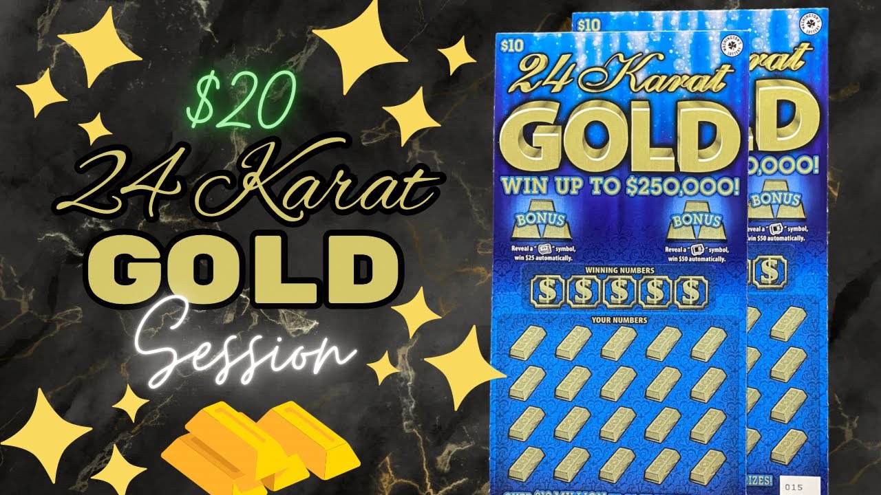 $10 - 24 KARAT GOLD x2 | WA Lottery Scratch-Off Tickets #Lottery # ...