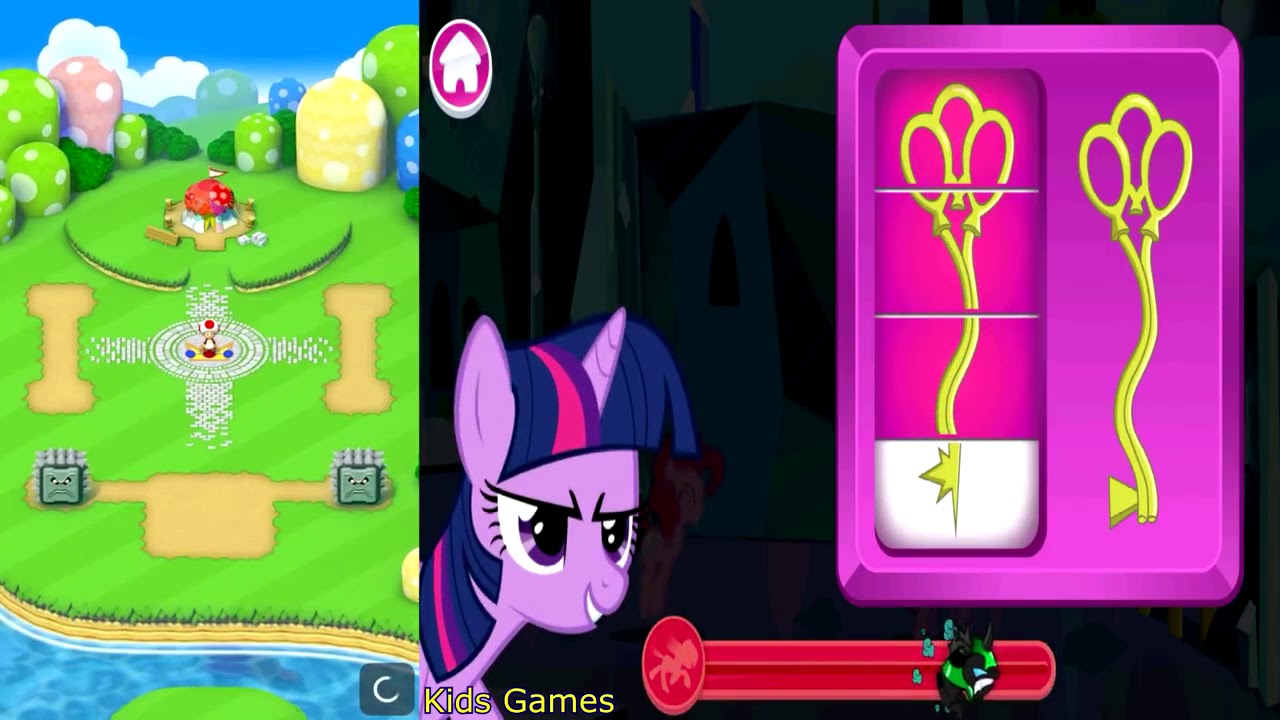 Super Mario Run vs My Little Pony Harmony Quest - YouTube