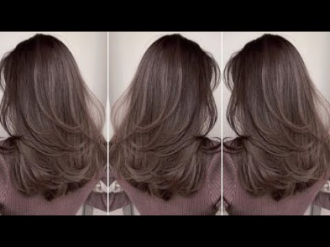 Easy & Quick Long Layered Haircut Tutorial Women | Simple Hair Cutting ...