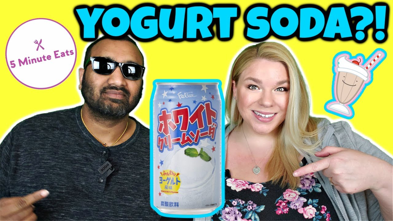Felice White Cream Soda Yogurt Flavor Review - YouTube