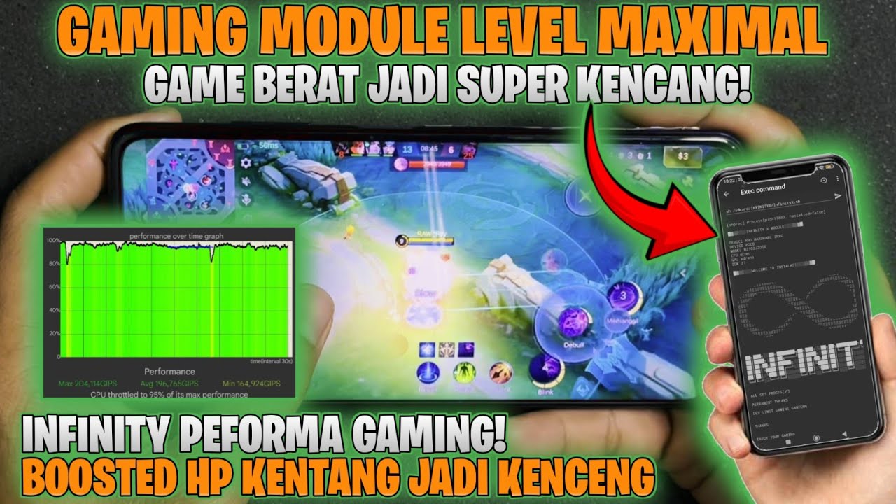 Modul Gaming Infinity Terbaru! Boost Performa HP Kentang Jadi Super Ngebut Tanpa Root! - YouTube