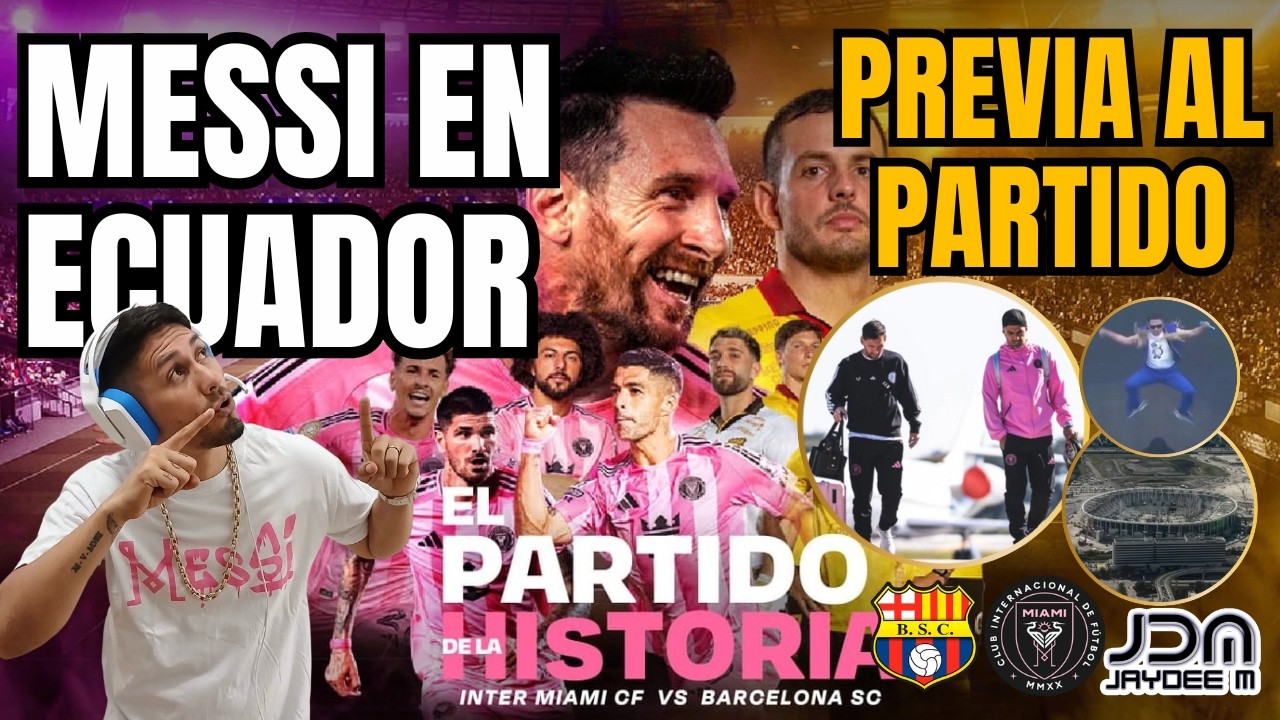 LOCURA TOTAL EN GUAYAQUIL🔥 Así fue la llegada del Inter Miami: entradas ...