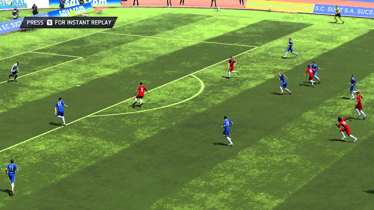 first touch passes and goal - YouTube