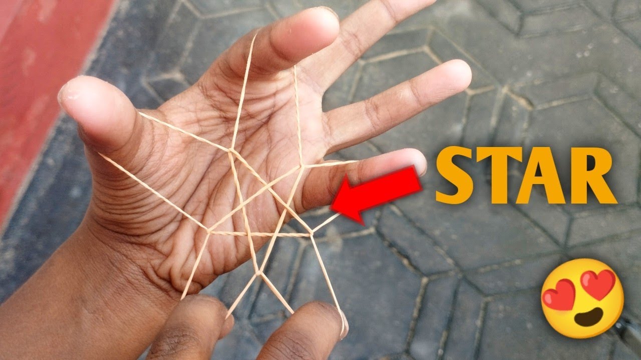HOW TO MAKE A STAR IN RUBBER BAND? | VERY EASY😍😍😍 | ULTRA CRAFT MINI ...