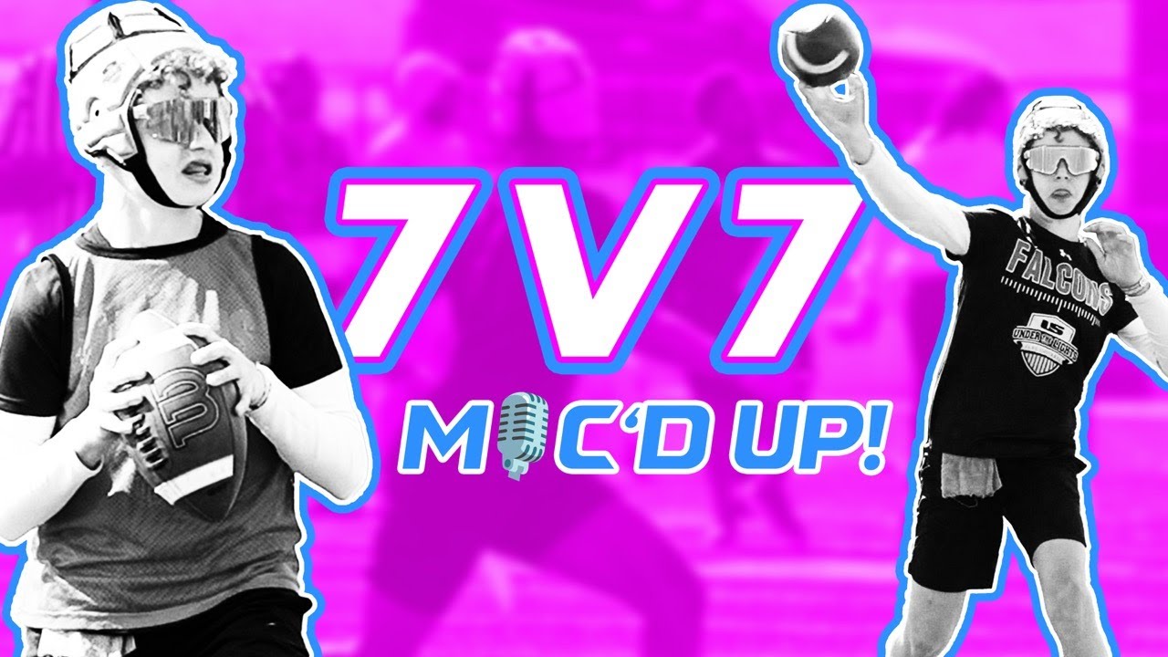 🔥7v7 HIGHLIGHTS!!! 🎯 Watch KJ McCarty mic'd up playing quarterback this ...