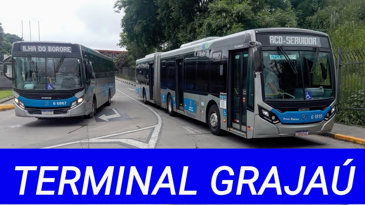 TERMINAL GRAJAÚ - MOVIMENTAÇÃO DE ÔNIBUS - YouTube