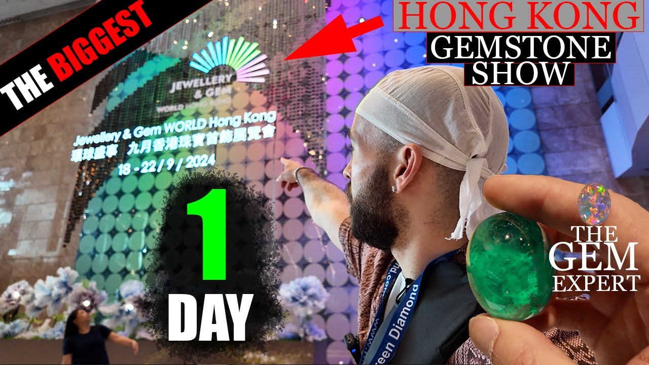 Day 1 Hong kong Gemstone show | world 's biggest gemstone exposition ...