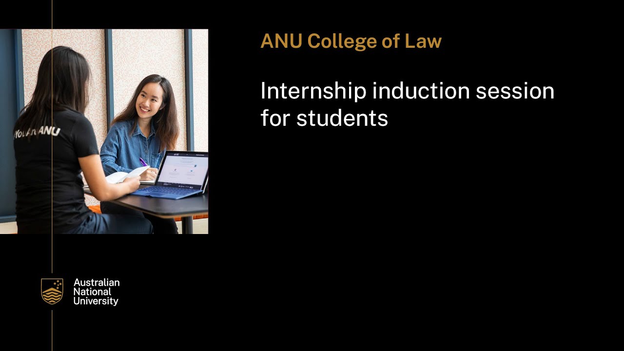 Internship induction session for students - YouTube