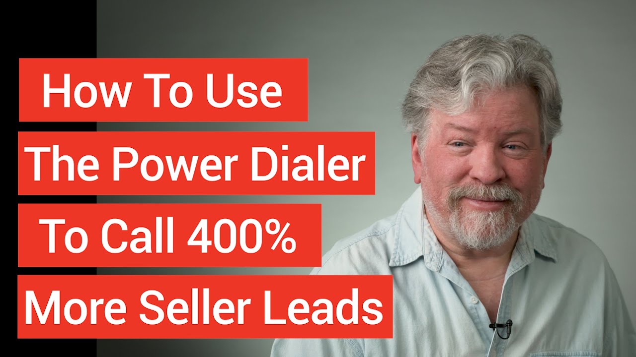 How to Use the Power Dialer to Call More Real Estate Seller Leads - YouTube