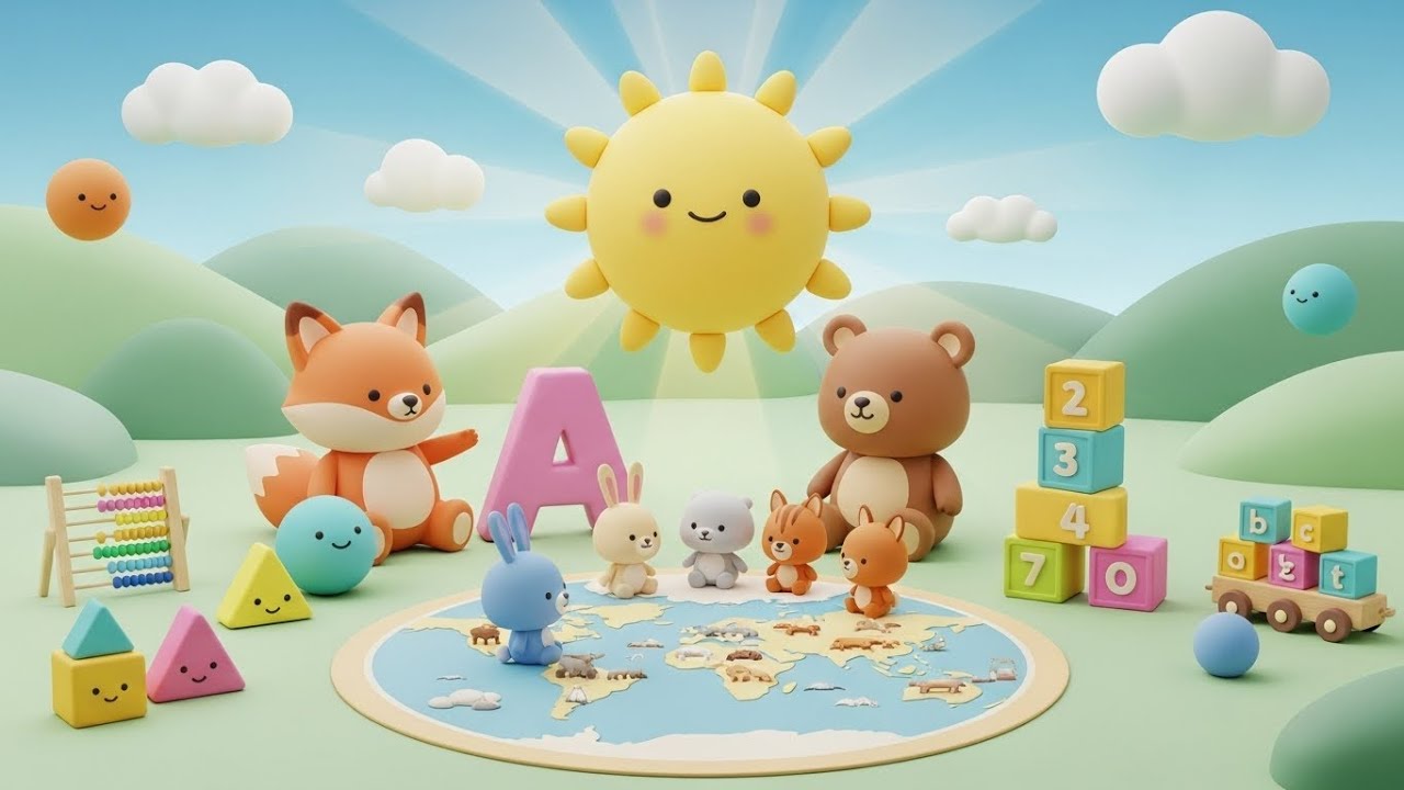 “A to Z Alphabet Poem for Kids 3D Animated Learn - YouTube