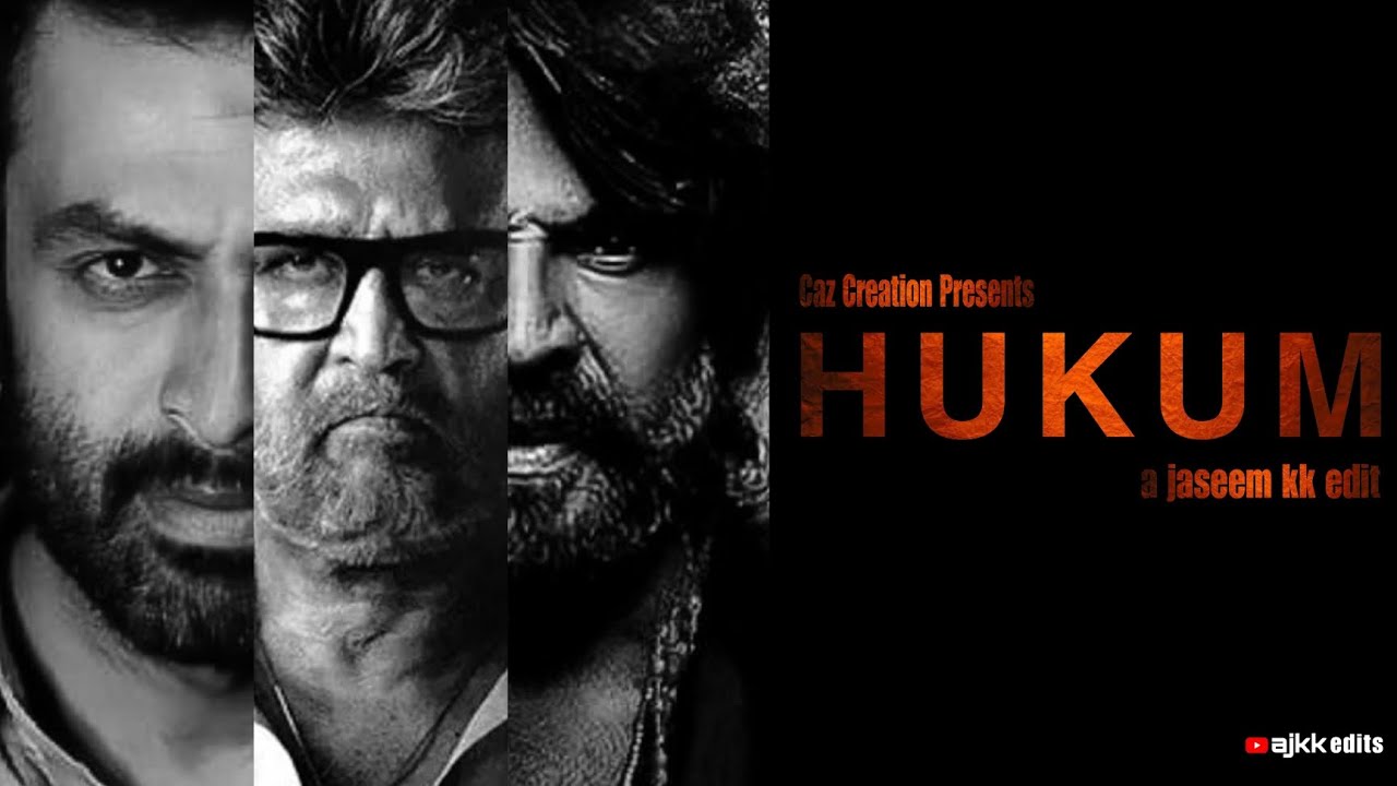 Hukum Jailer Movie Song | #rajinikanth | #ajkkedits #mammootty | # ...