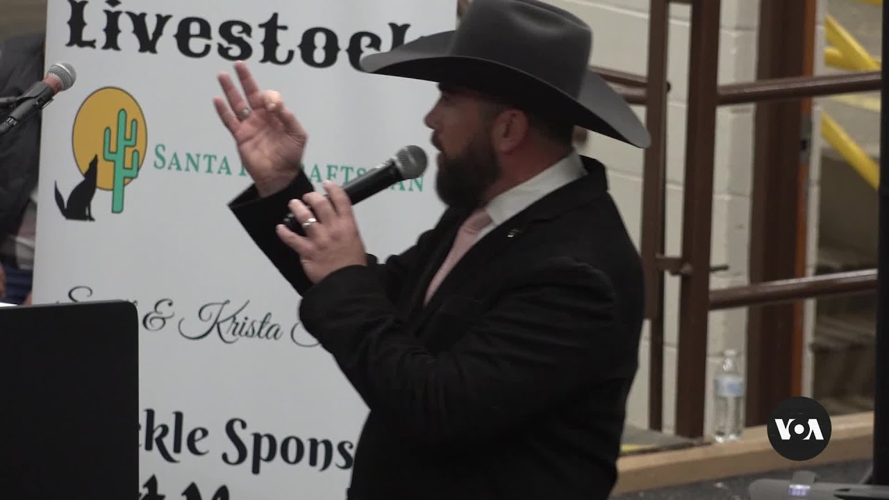 Professional Auctioneers Compete for Best Calling | VOANews - YouTube