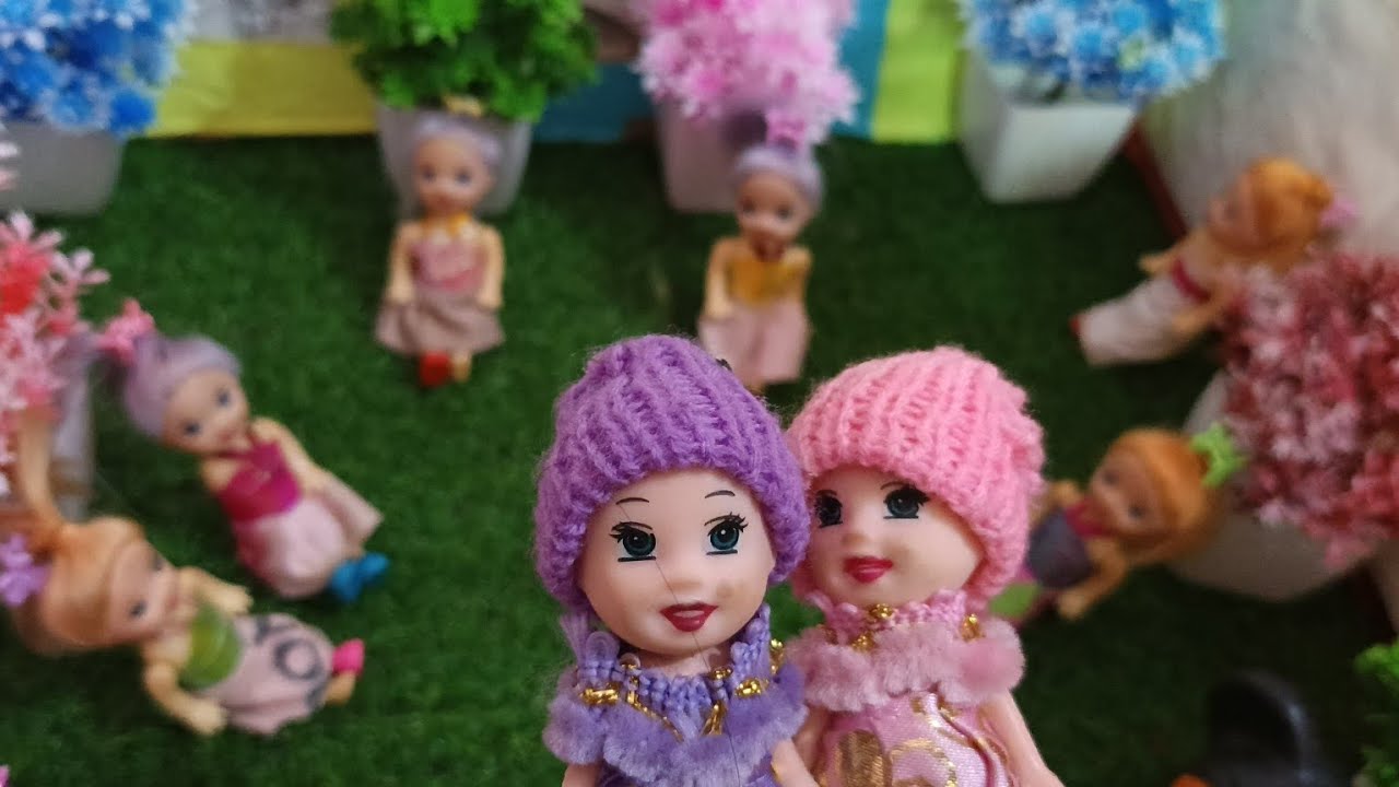 Chinky minky Kahani part 60|Barbie doll All day routine video| चिंकी ...