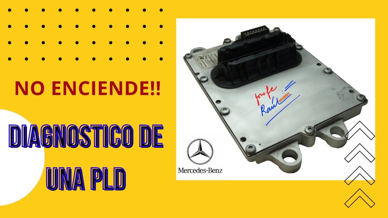 Diagnóstico de una PLD de Mercedes - NO ENCIENDE !! - YouTube