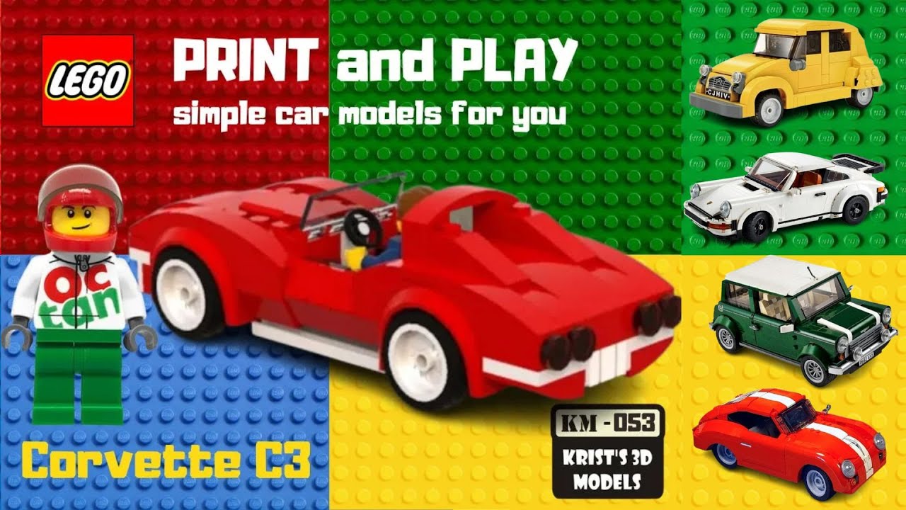 LEGO Corvette C3 - YouTube