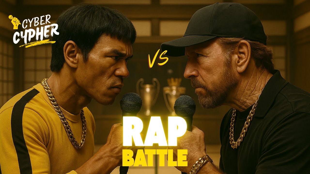 Bruce Lee vs Chuck Norris Rap Battle - YouTube