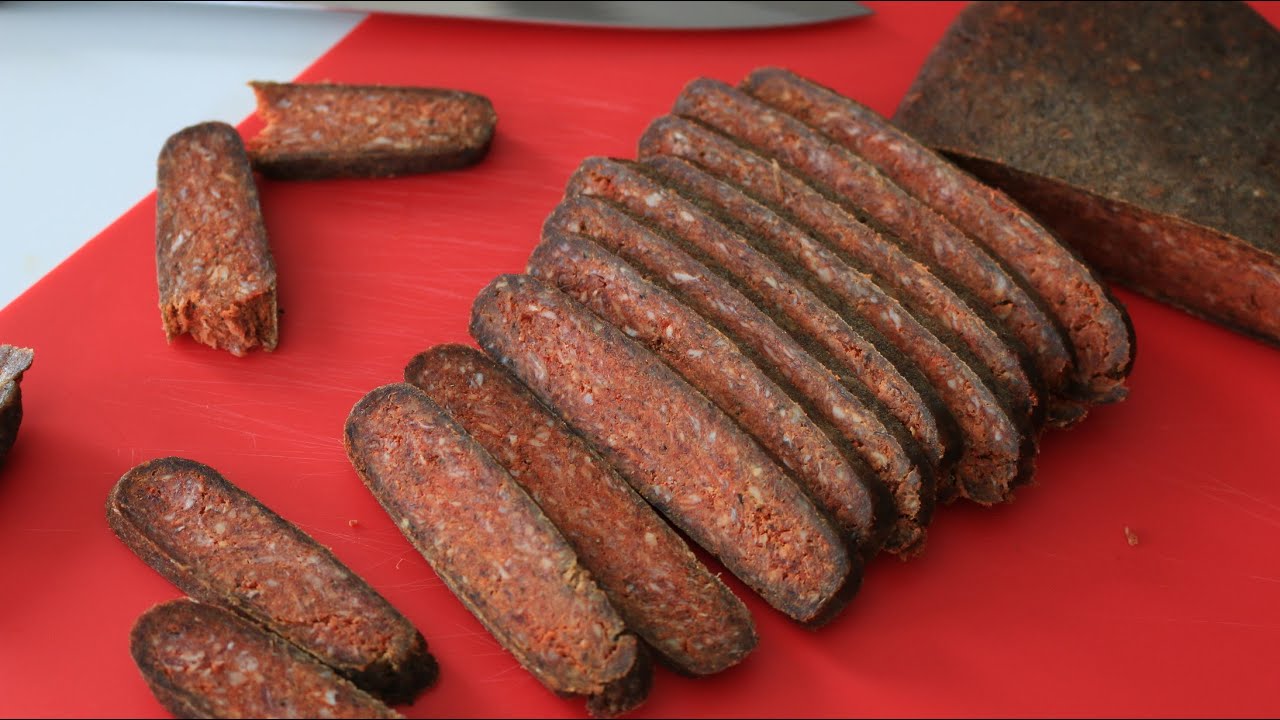 ARMENIAN DRIED AND FERMENTED MEAT_ YERSHIG_ SUJUKH - YouTube