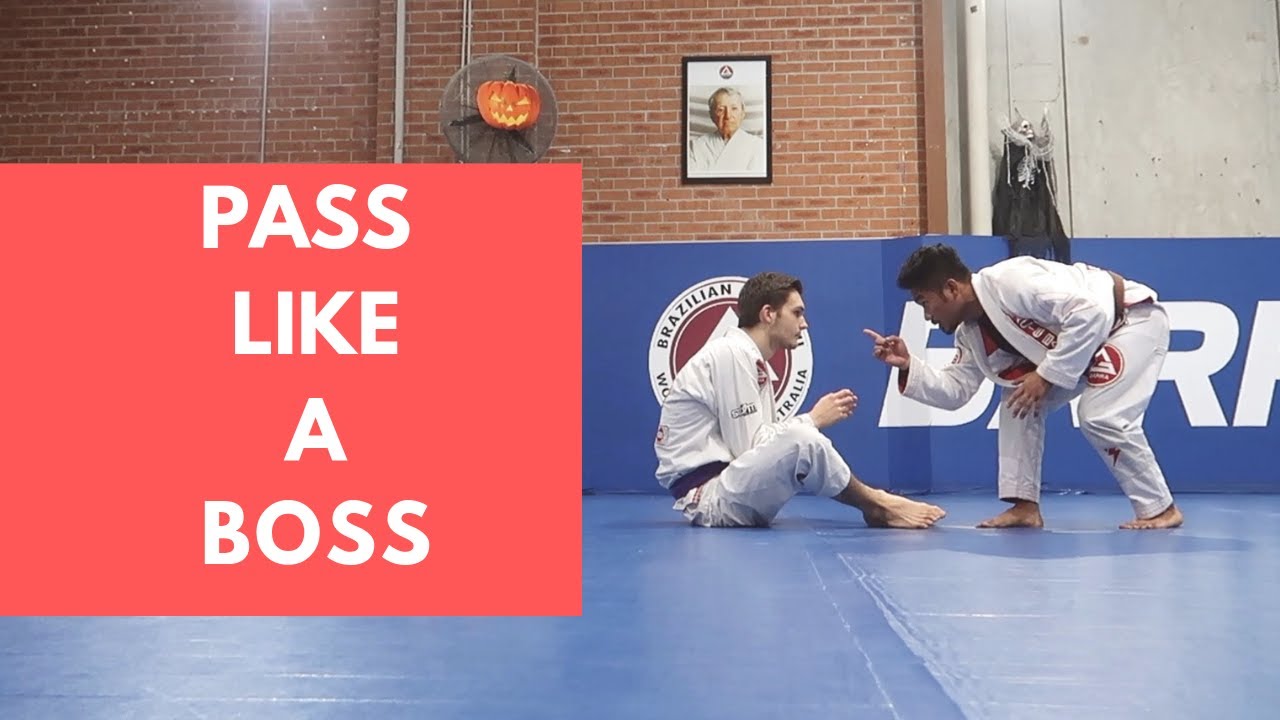Passing The Guard Like A Boss - Toreando Open Guard Pass - YouTube