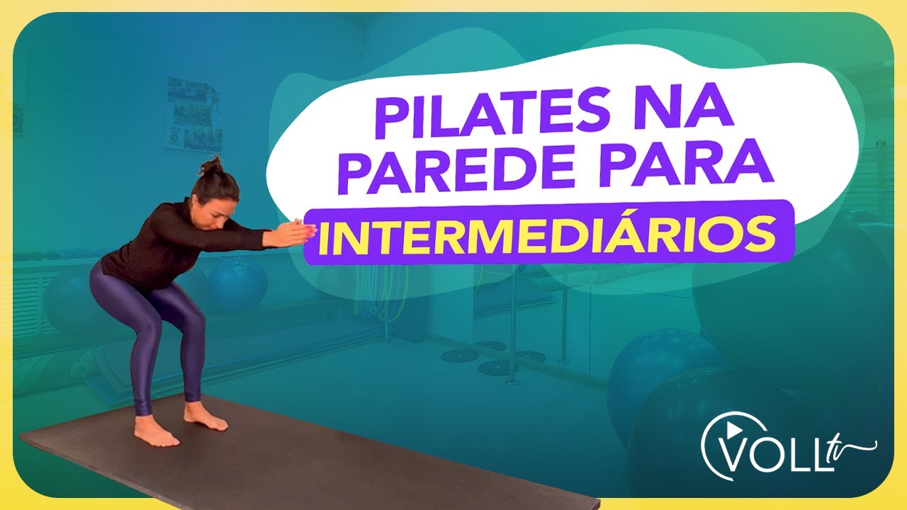 10 exercícios de Pilates na parede - nível INTERMEDIÁRIO - YouTube