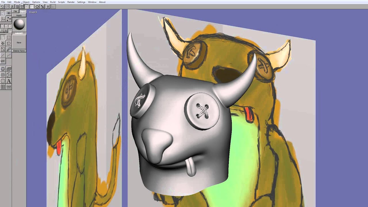 Stuffed Minotaur - Making Of - Part I - YouTube